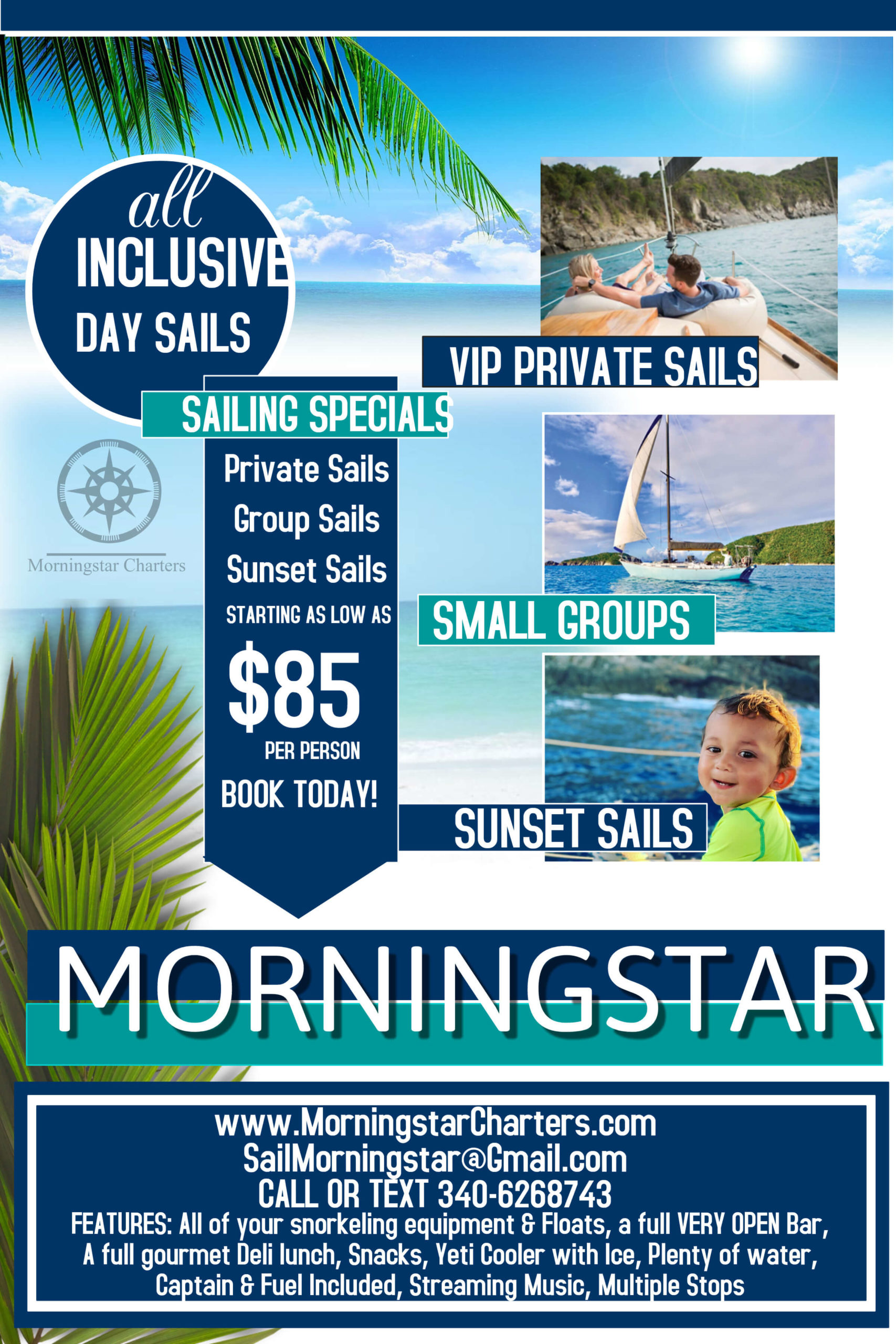 Morningstar Charters has a new flyer in Cruz Bay! - Morningstar Charters